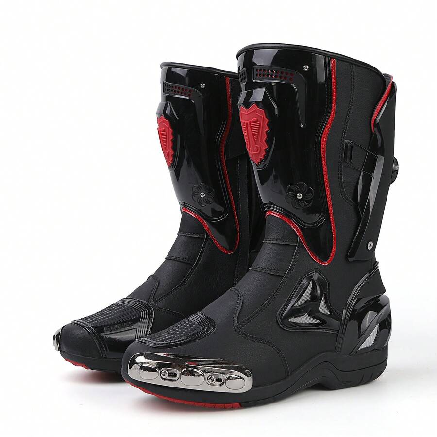 Professional Racing Motorcycle Boots, Fashionable Men's Motorcycle ...