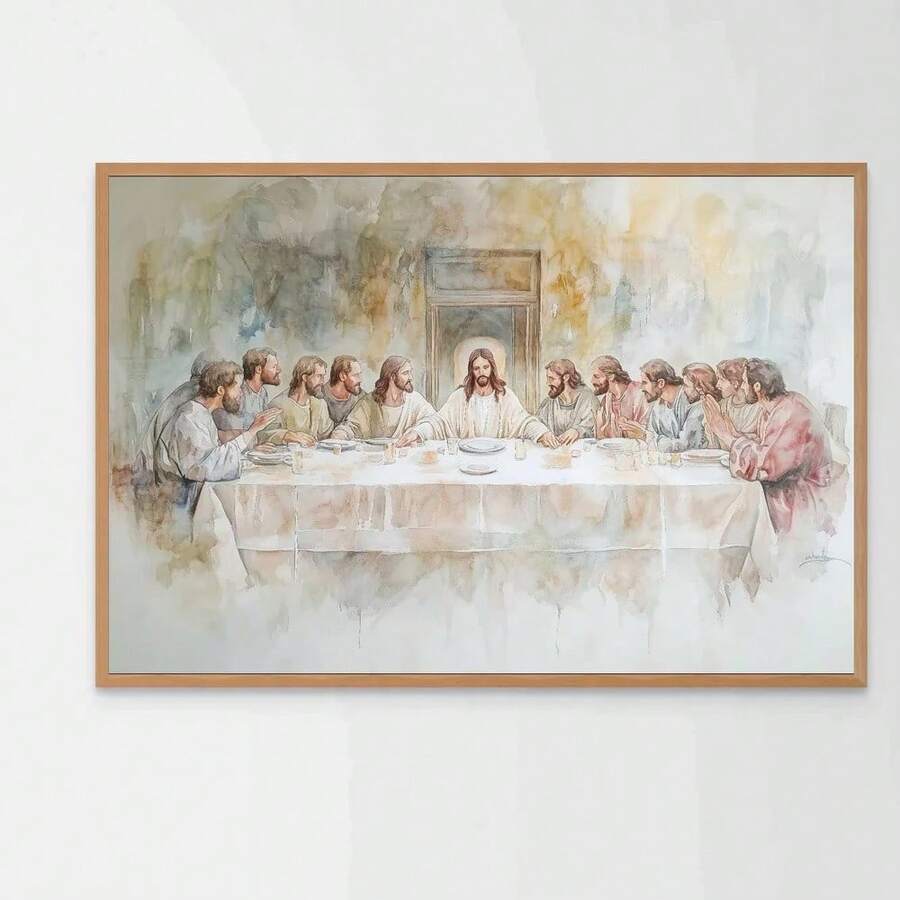 1 pieza, Arte de pared, Carteles religiosos, La Última Cena, Arte ...