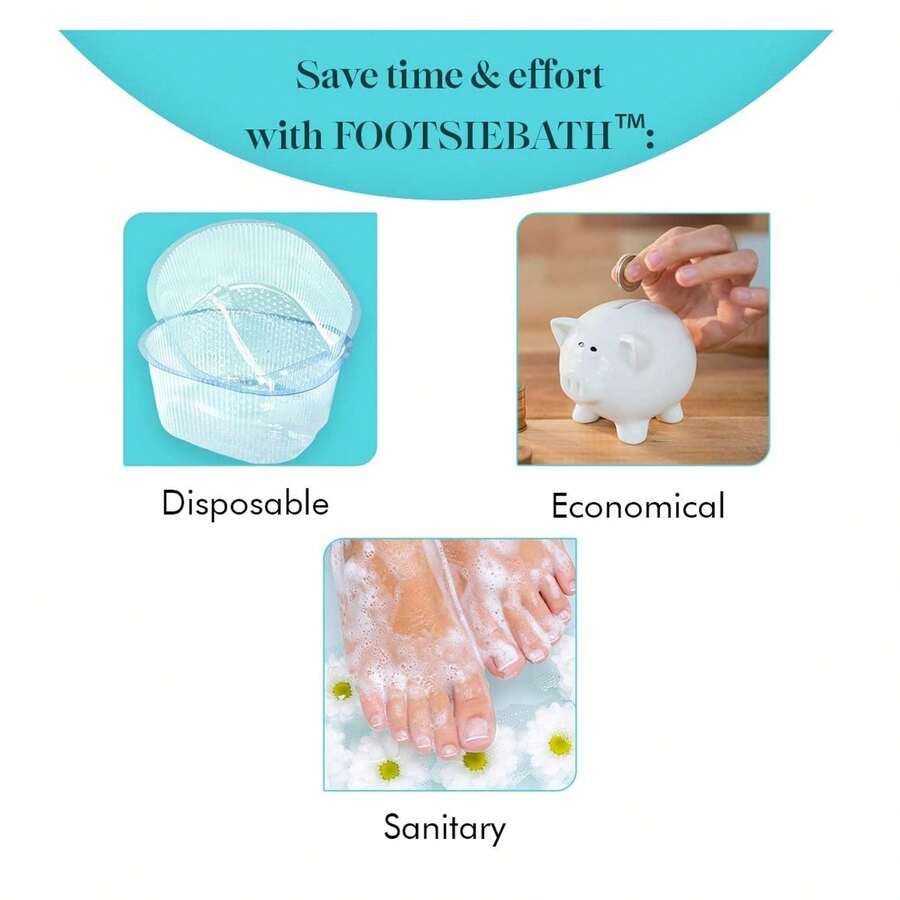 Footsie Foot Bath Liners, 10 Count | SHEIN USA