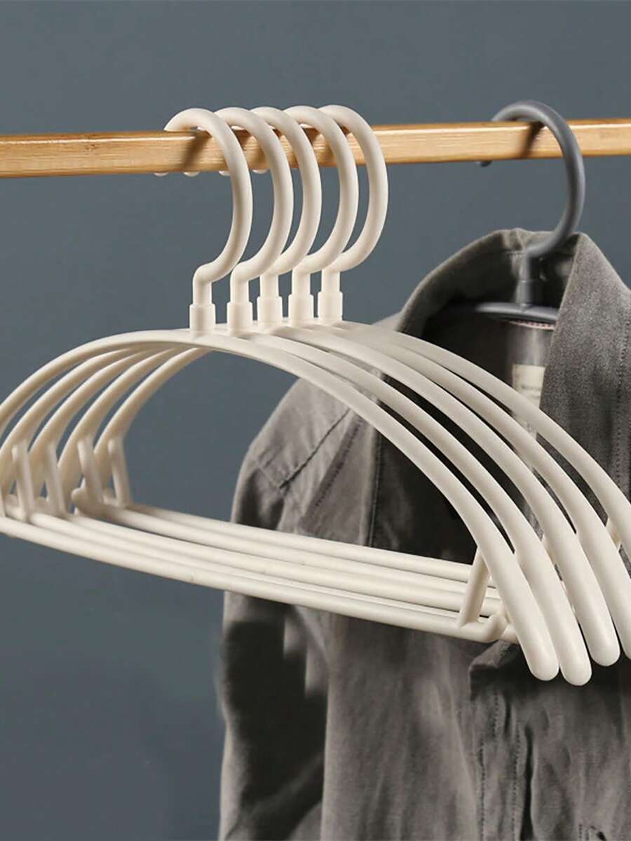 1pc Seamless Clothes Hanger For Home, Wrinkle- Hanging, Space-Saving ...