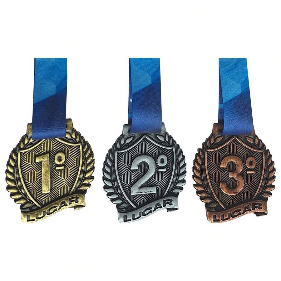 Medal Board 1st 2nd 3rd Place Podium Medals In Metal With Premium ...