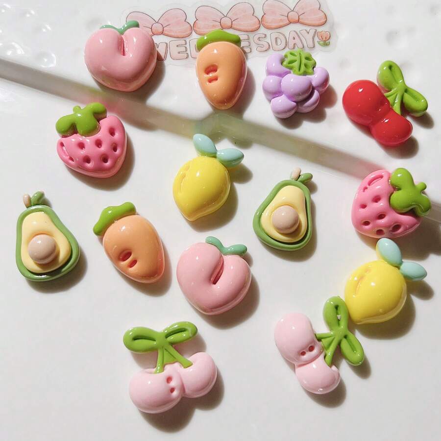 8Pcs Cartoon Fruit Refrigerator Magnets - Cute Personalized Decorative ...
