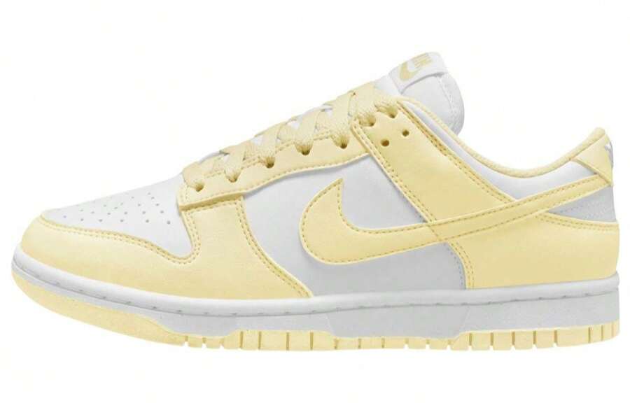 Nike Dunk Low Next Nature 'Alabaster' Women Sneakers Yellow White ...