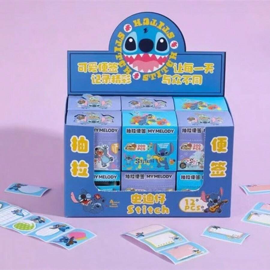 Disney Disney Stitch Pull-Up Notepad Sticky Notes, Stitch Memo Pad ...
