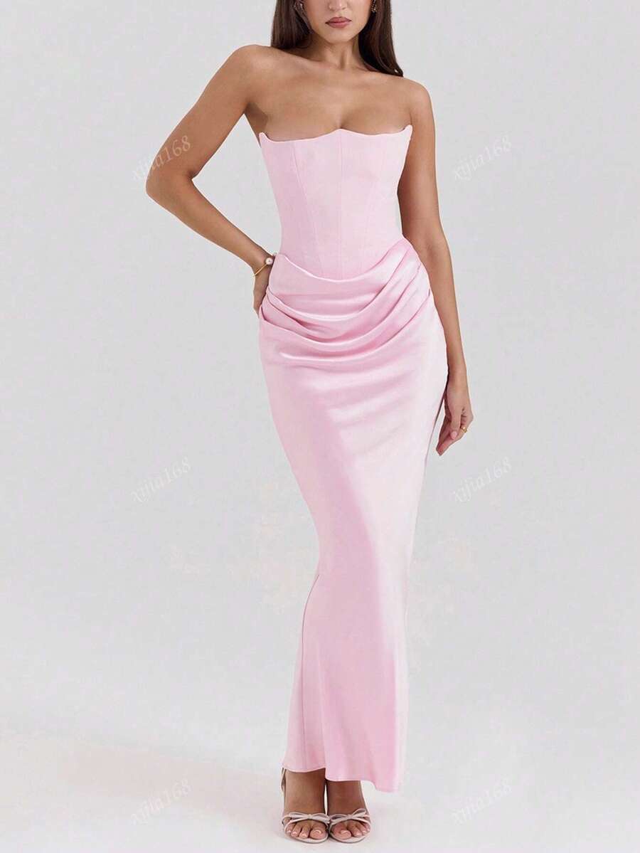 Backless Fitted Cocktail Dress | SHEIN South Africa