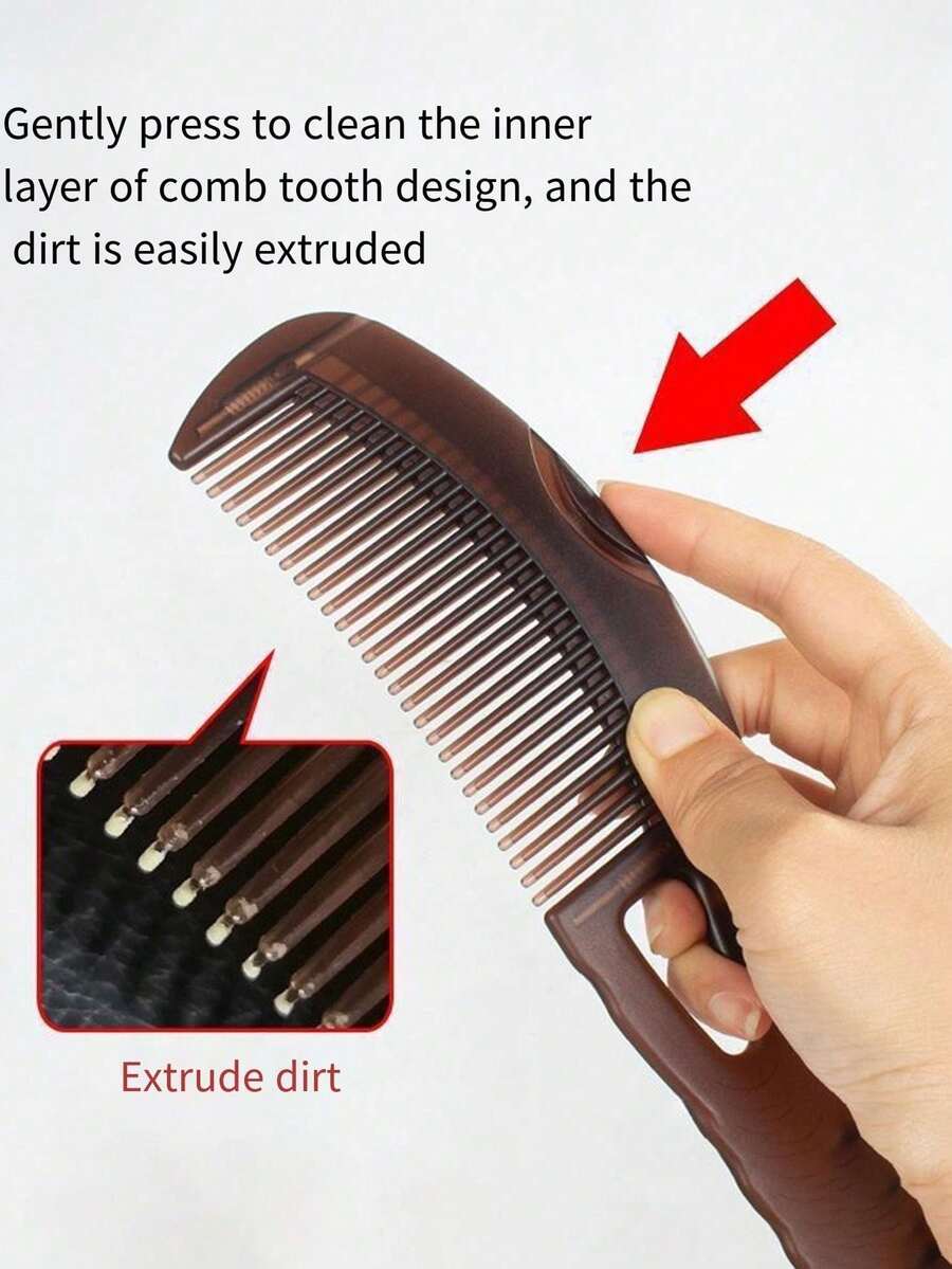 1pc Anti-Dandruff Massage Comb, Multi-Function Energy Comb, Hollow ...