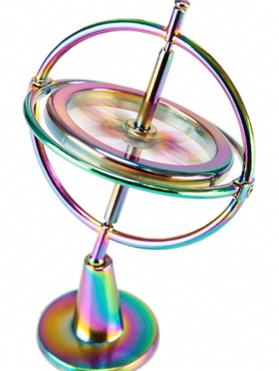 Metal Gyroscope Toy, Anti-Gravity Spinning Desk Top Gyro, Flying Sport ...