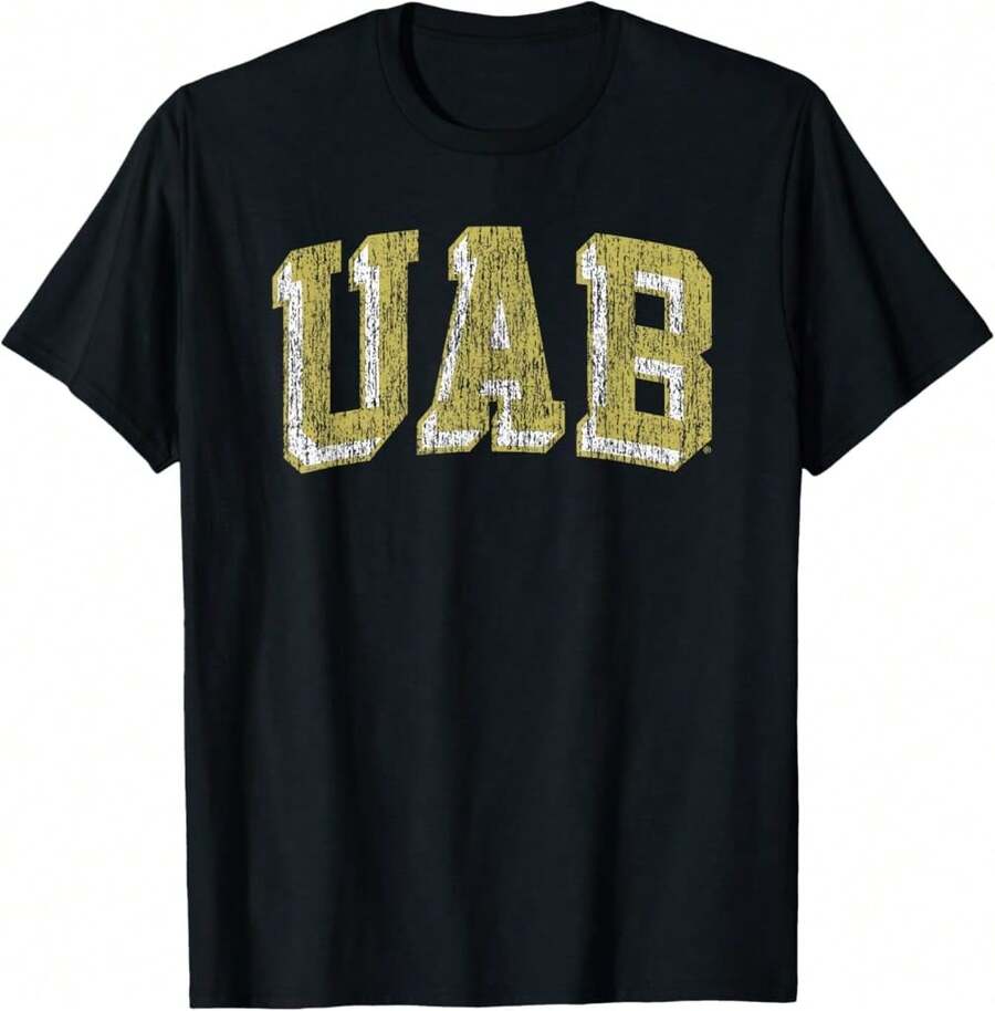 Uab Blazers Retro Arch Logo T-Shirt - Black, Small Gift For Dad Gift ...