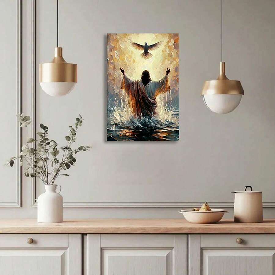 1Pc Wooden Framed Jesus Christ Religion Christianity Canvas Painting ...