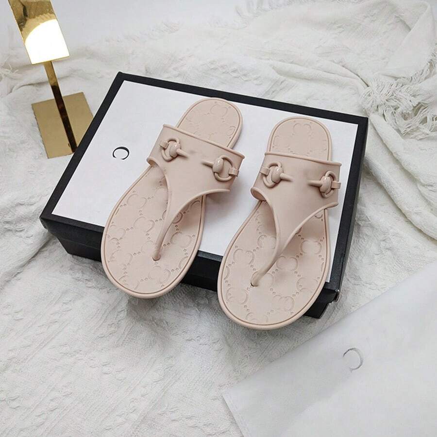 G Letter Flip-Flops Women's New European And American Fashion Beach ...