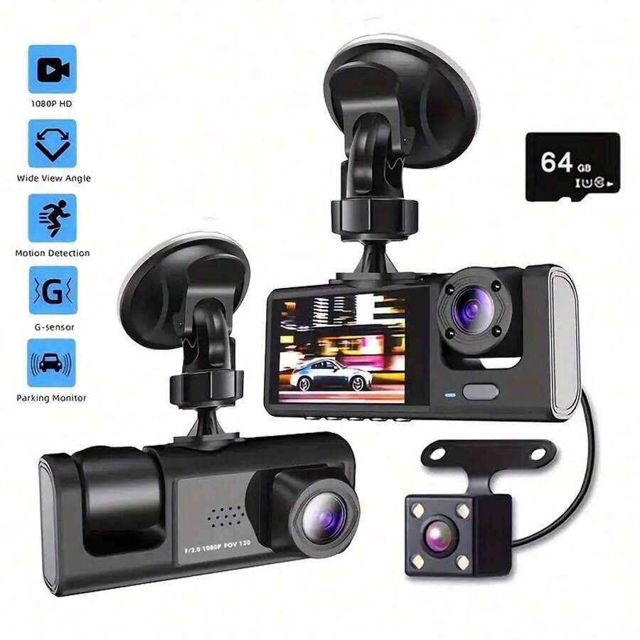 Car Dash Cam 4 K With GPS Night Vision Car Accessories For Car DVR ...