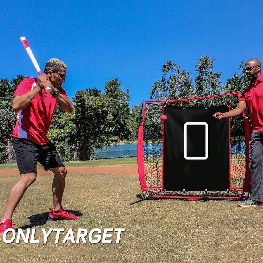 Filet de corps arrière de baseball avec zone de frappe 4 pi x 6 pi ...