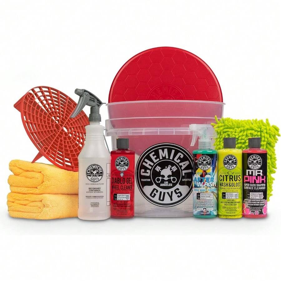 Chemical Guys HOL357 Clean & Shine Car Wash Starter Kit - Safe For Cars ...