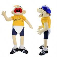 60cm Jeffy Hat Hand Puppet Game Stuffed Doll,Mischievous Funny Puppets ...