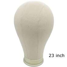 Canvas Block Head Kit Training Mannequin Wig Head Display Styling ...