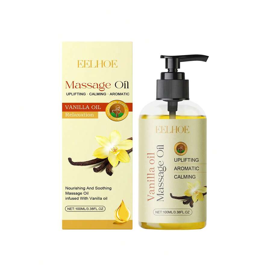 Vanilla Body Oil Soften Body Skin Hydrating Moisturizing Soothing ...