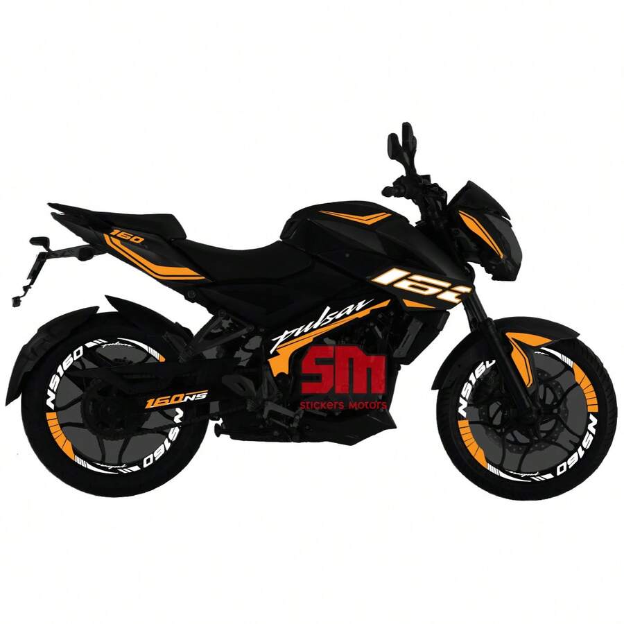 Kit Stickers Pulsarsar NS 160, Kit Stickers reflejante para tapas y ...