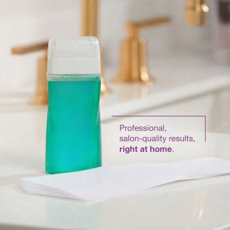 Sugar Wax Hair Removal Roller Sensitive Skin Waxing Kit Reusable Strips ...