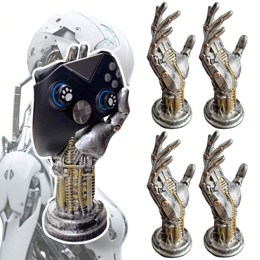 1/3/5Pcs Set Cyberpunk Robotic Arm Hand Game Controller Stand Support ...