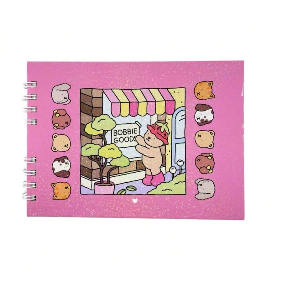 Bobbie Goods Coloring Book 50 Thick Sheets Sketchbook Painting Teddy ...