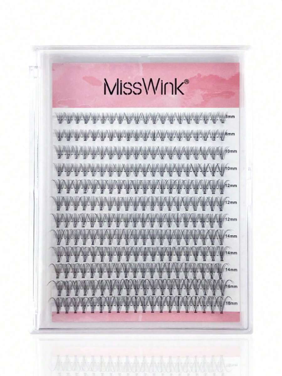 Cílios Miss Wink 10D Macios e Fofos com Aparência Natural de Vison, com ...