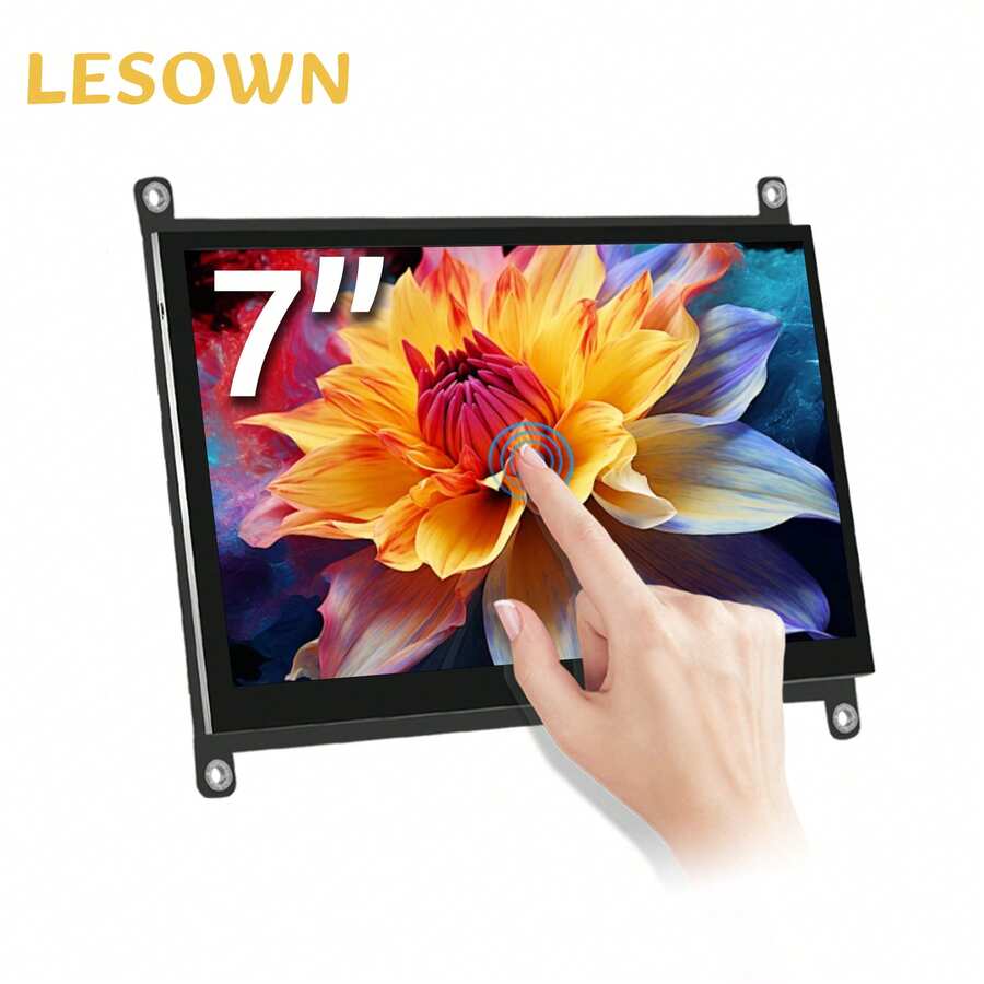 LESOWN Mini 7 Inch HD 1024x600 LCD Touchscreen Module IPS Panel 5-Point ...