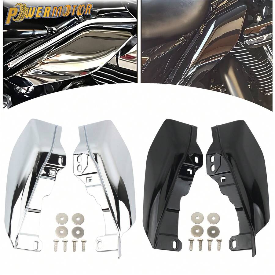 PowerMotor PowerMotor Motorcycle Mid-Frame Engine Heat Shield Air ...