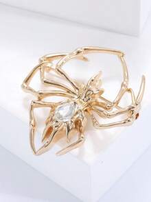 Elegant Alloy Smooth Spider Brooch, Fashion Personalized Lapel Pin For ...