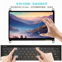 LESOWN Mini 7 Inch HD 1024x600 LCD Touchscreen Module IPS Panel 5-Point ...
