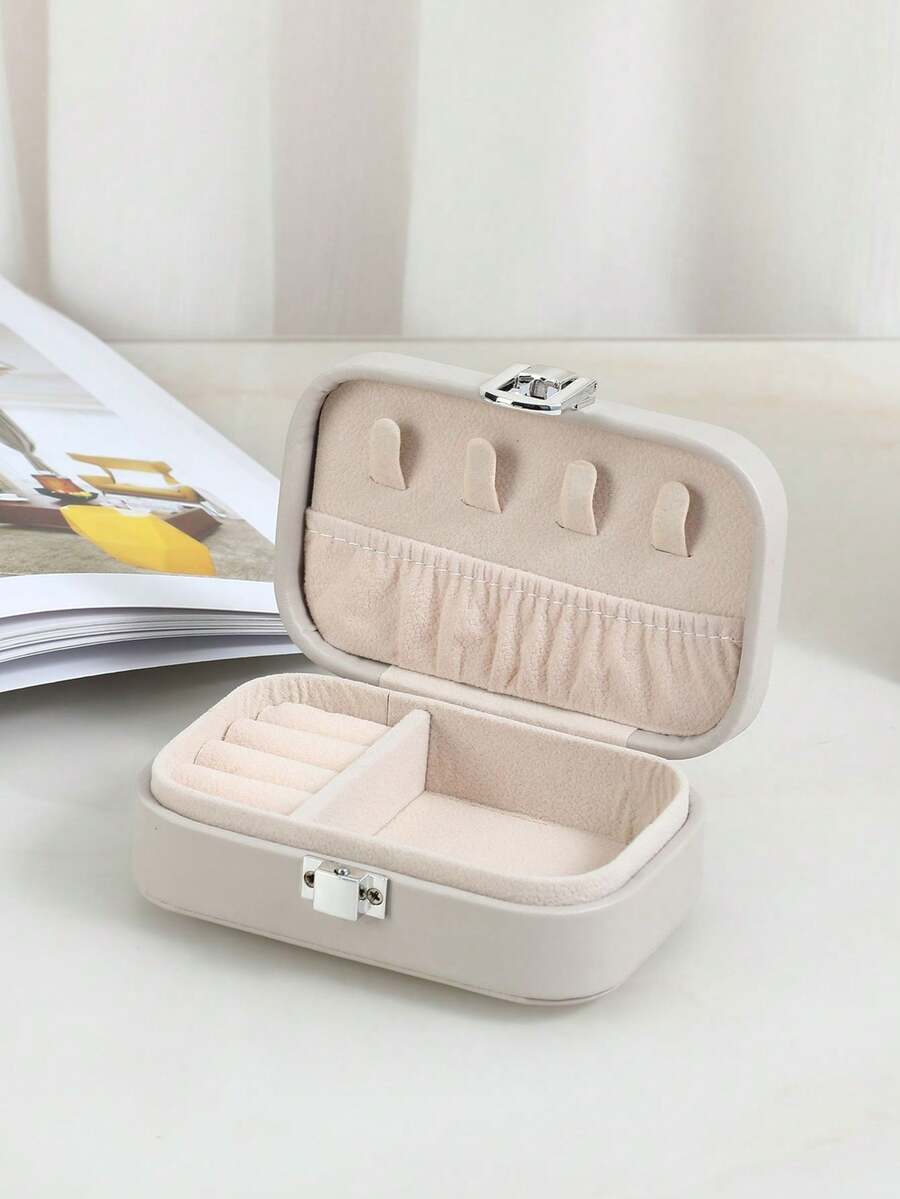 1pc Portable Minimalist Jewelry Storage Box For Women Storage Organizer ...