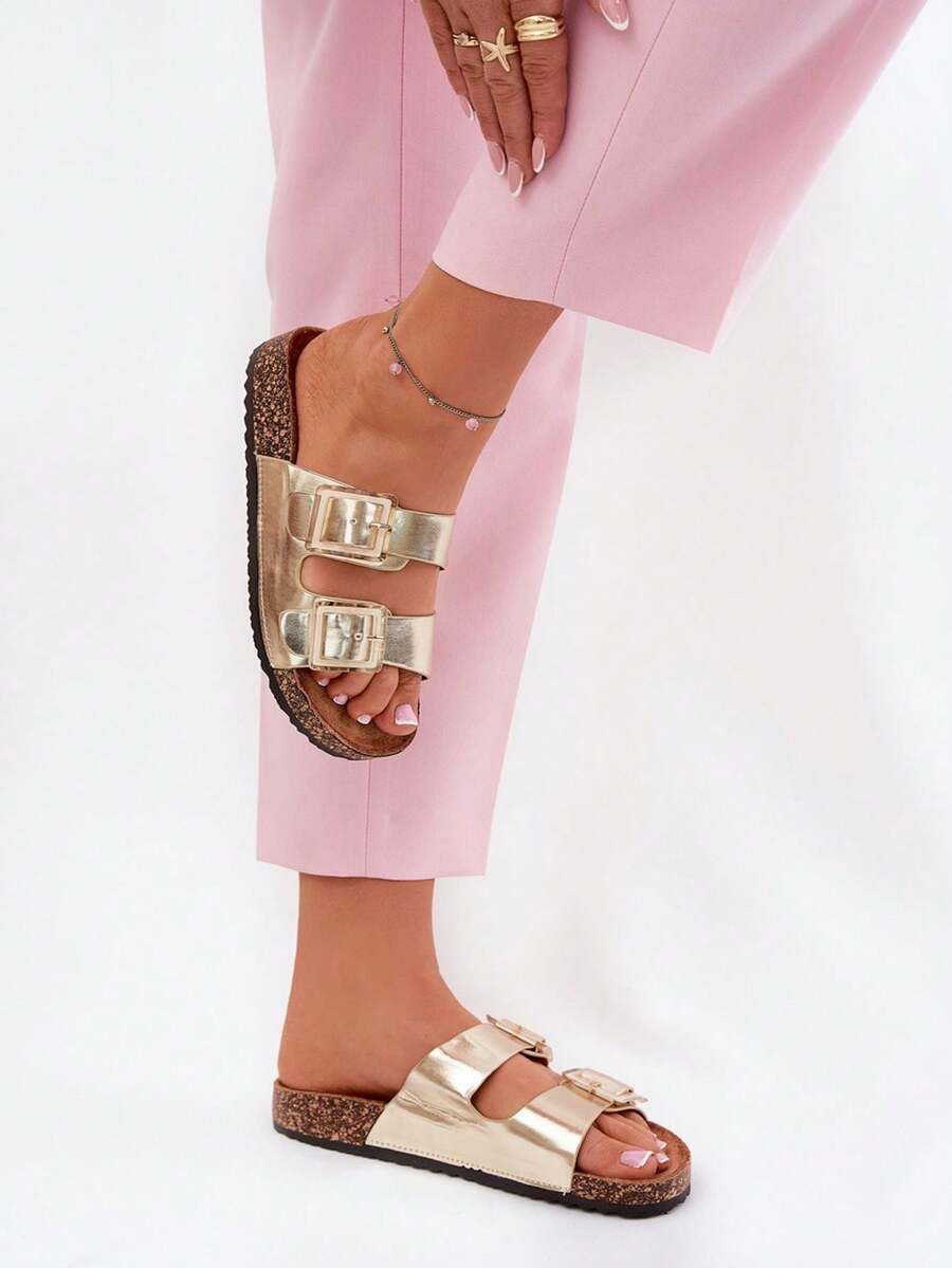 Chinelos casuais versáteis e da moda feminina, verão | SHEIN PT