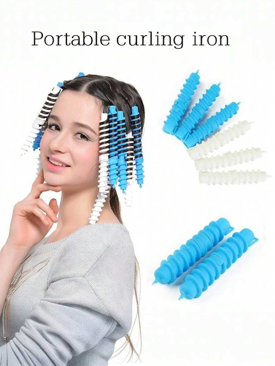 Random Color Cold Perm Rods, Small/Medium/Large Size, Portable Curling ...