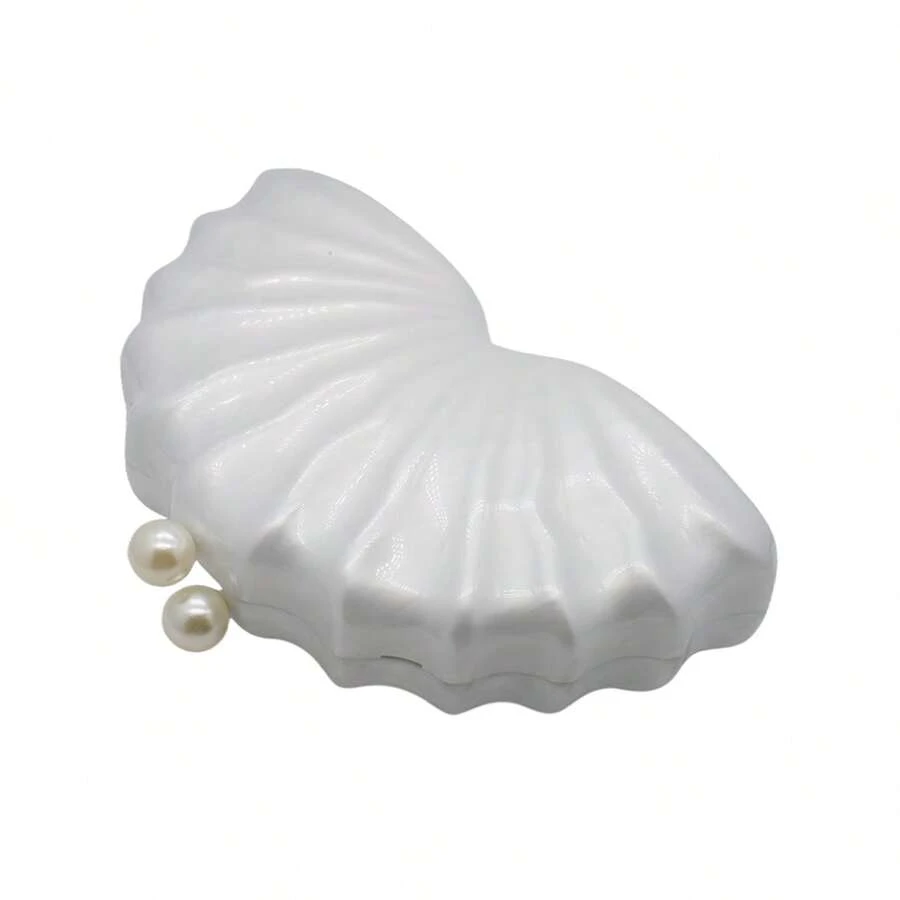 Women Acrylic Shell Shaped Evening Clutch For Wedding Party | SHEIN UK