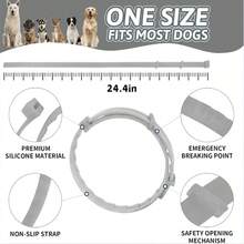 Collar para perro con diseño navideño que brilla en la oscuridad ...