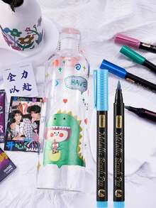 Soft Metal Marker, Color Marker, Waterproof And Non-Dyeing, Strong ...