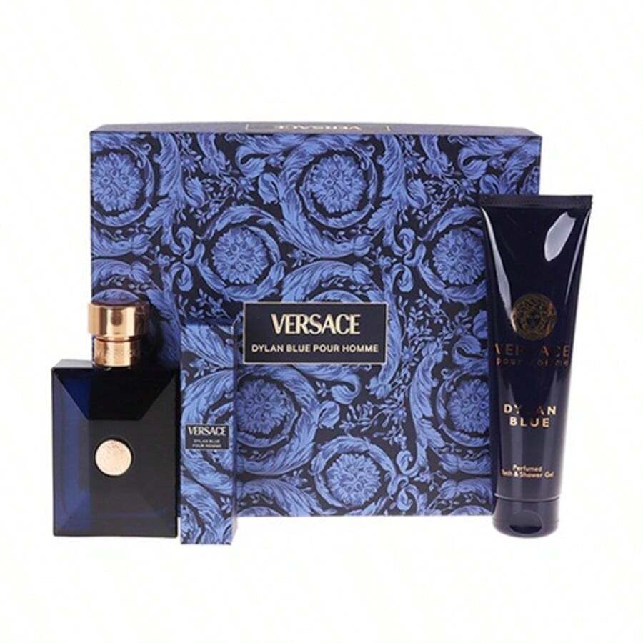Versace Versace Dylan Blue Gift Set For Men, EDT Spray 3.0 Oz, Perfumed ...