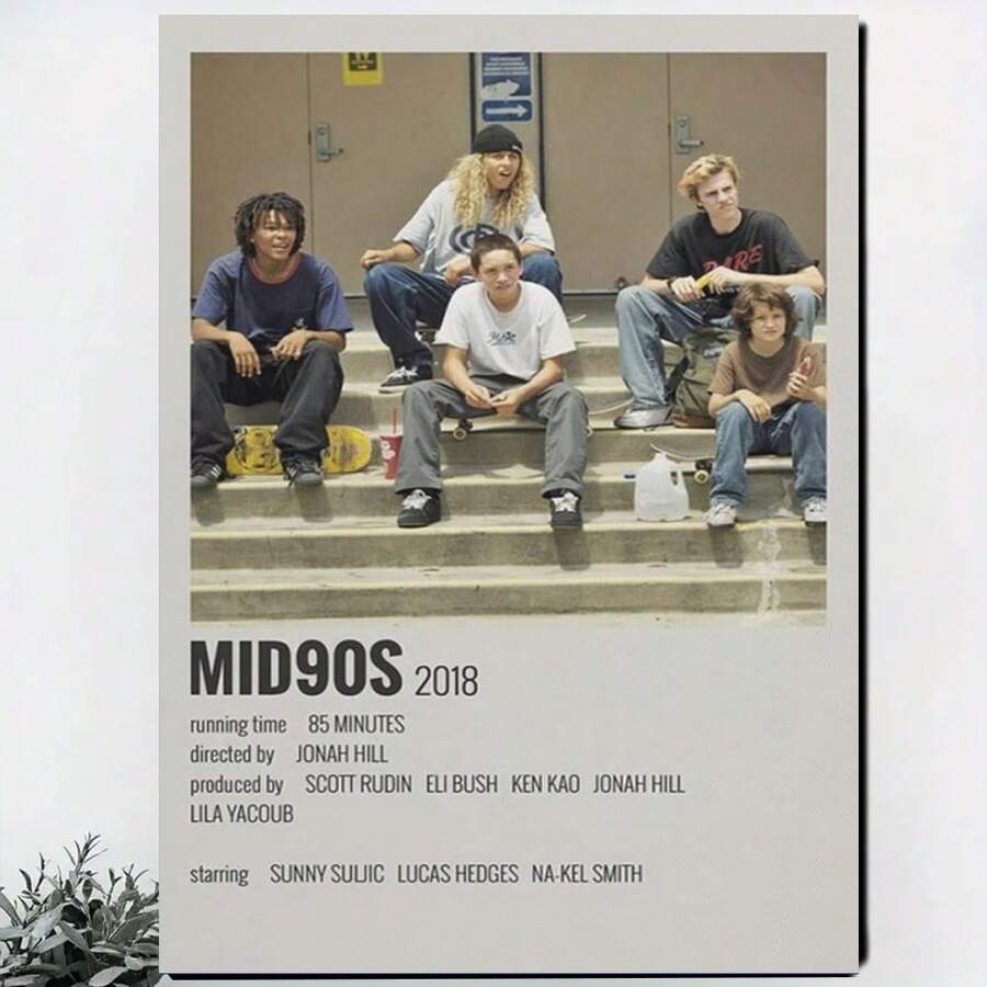 Framed Movie Mid 90s 1990s Poster Poster Decorative Painting Canvas ...