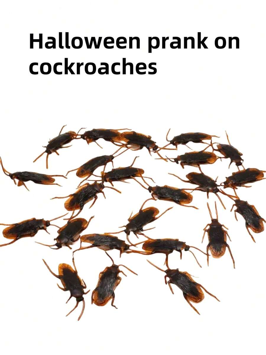 Halloween Imitation Real And Fake Cockroach Prank Toys, Realistic ...
