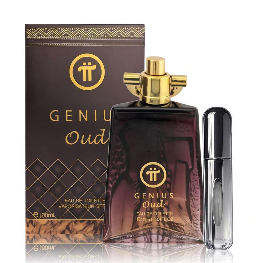 Genius Oud Cologne Perfume For Men, Futuristic Elegance Fragrance With ...