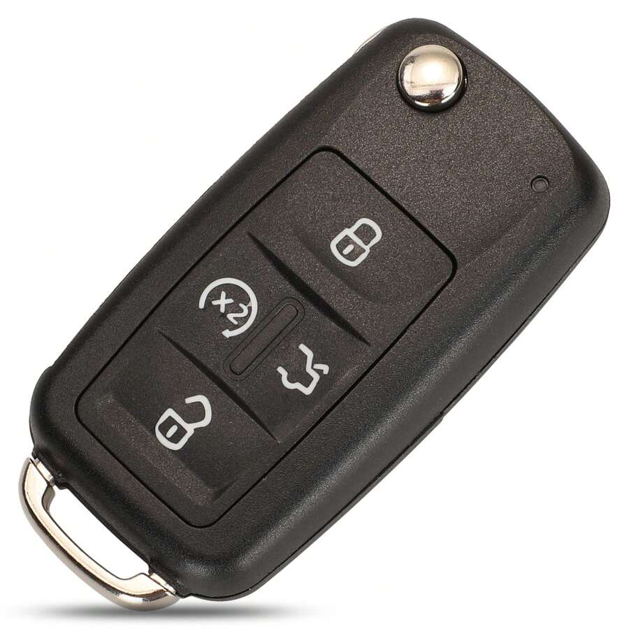 Jingyuqin 2/3/4/5 Button Folding Remote Car Key Shell Flip Fob For VW ...