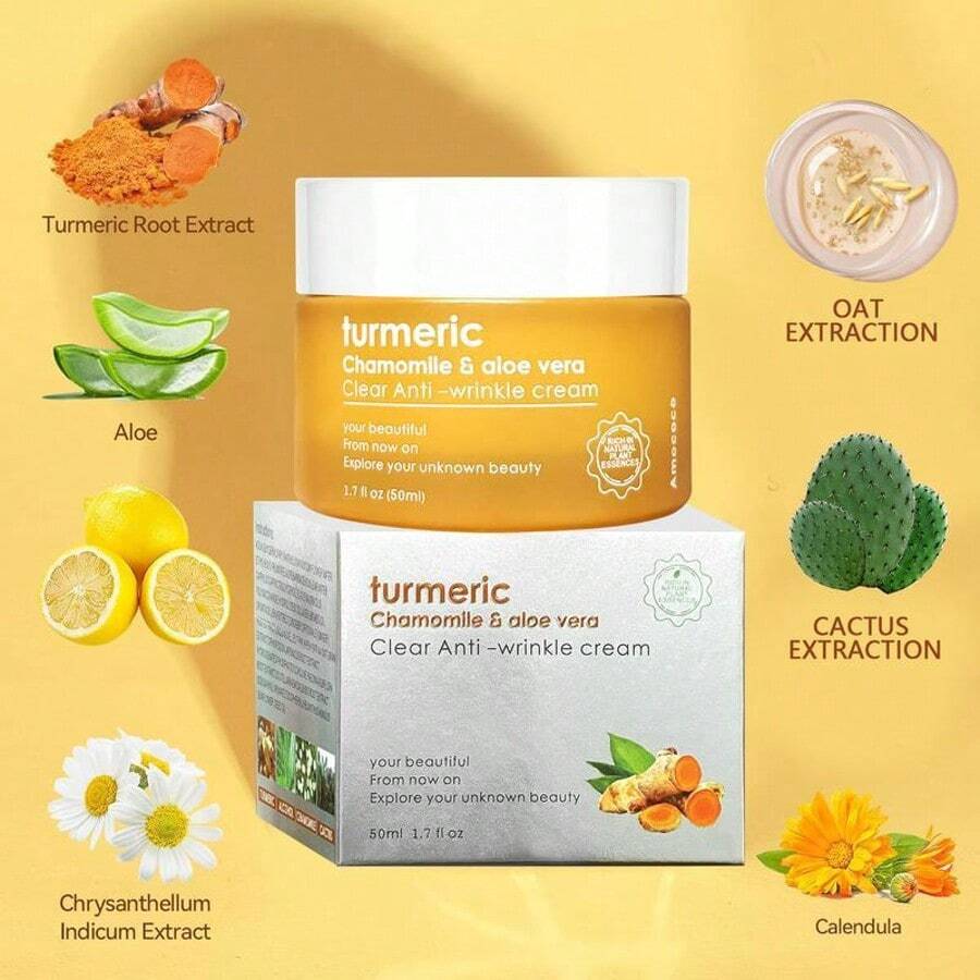 Turmeric Moisturizing Face Cream 50g - Moisturizes, Repair & Anti-Aging ...