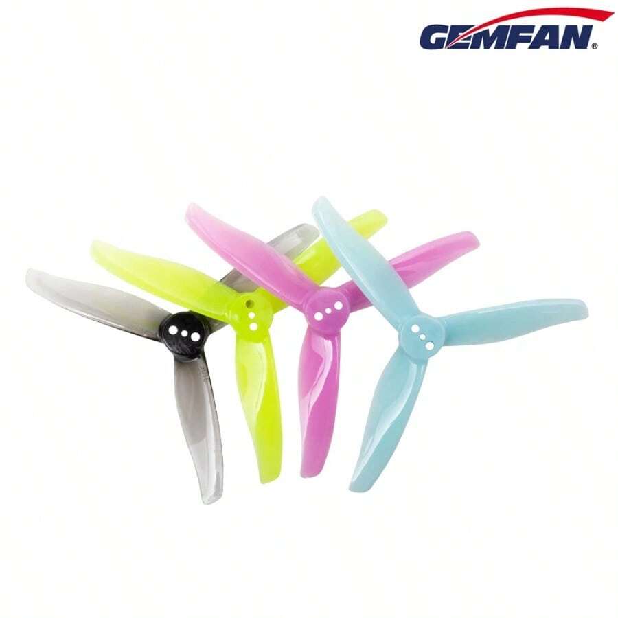 2Pairs/4pcs Gemfan 3016 Propeller 1.5m 2mm Hole 3 Inch 3-Blade CW CCW ...