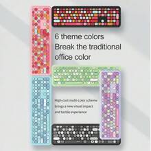 MOFii Chic Wireless Keyboard & Mouse Combo, Ultra-Quiet Design For ...