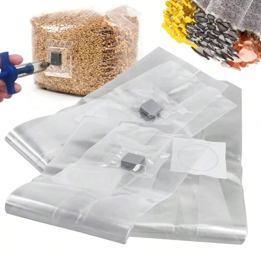 Mushroom Grow Bag, Polypropylene Heat Resistant Bags, Ideal For Fungus ...
