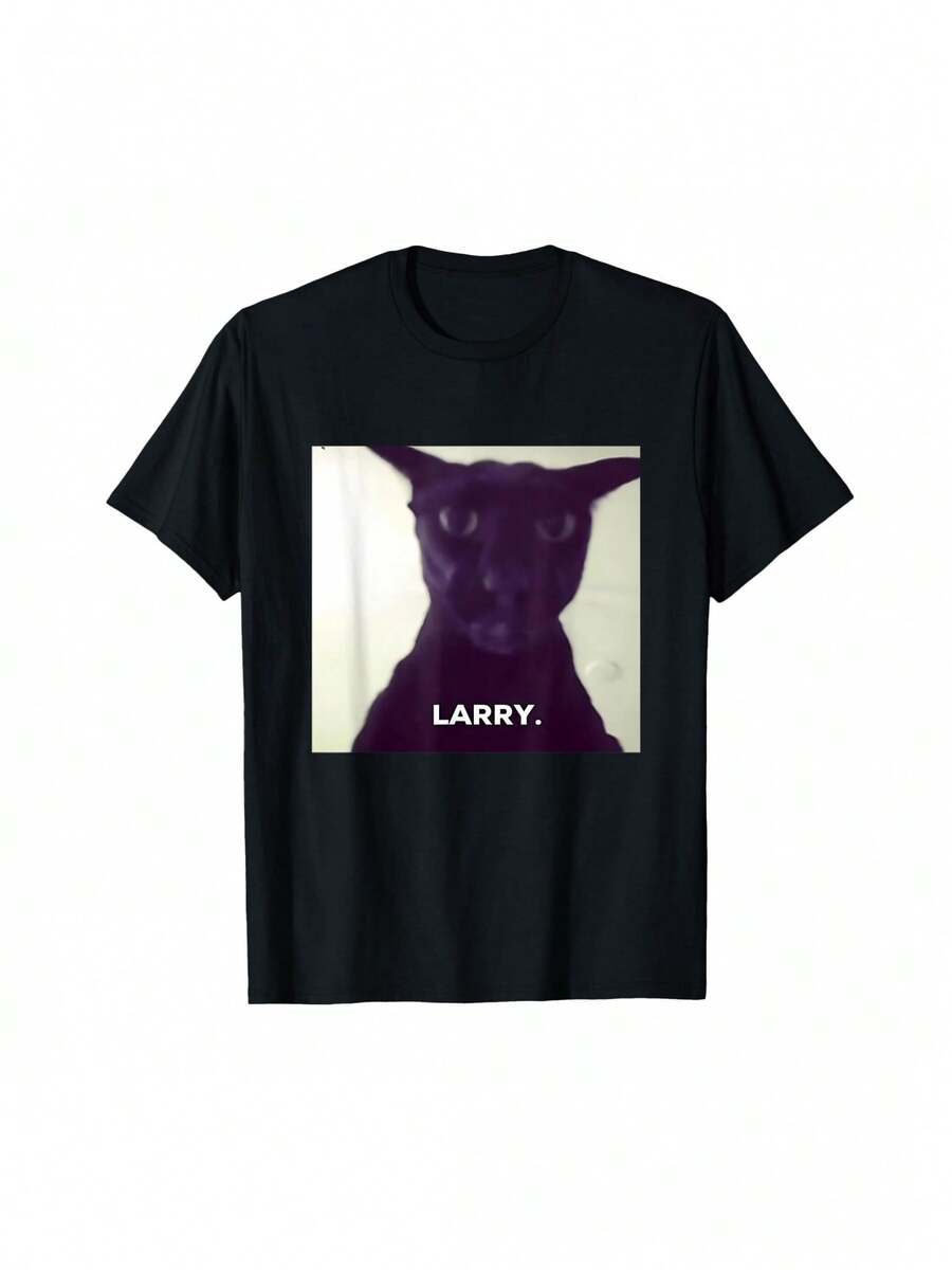 Funny Silly Meme Cat Brainrot Meme Gen Z Meme T-Shirt, 180g | SHEIN USA