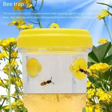 Transparent Plastic Outdoor Insect Trap With Yellow Cover - No Power ...