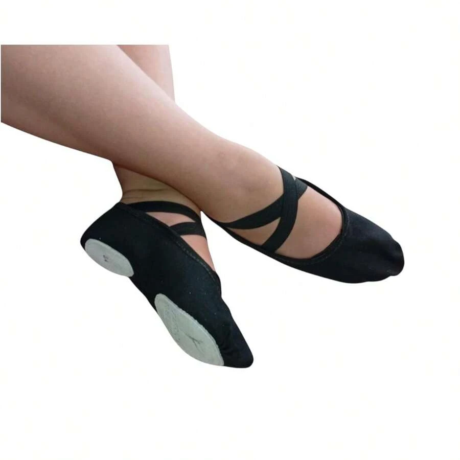 Ballet Shoes Half Pointe In Fabric - Fabrica Ballet Simples Fabric ...