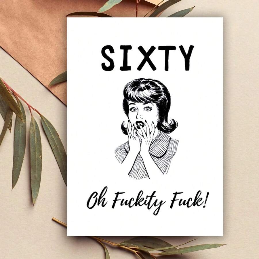 Funny Birthday Cards, Funny Birthday Cards For Anyone, Funny 60th ...