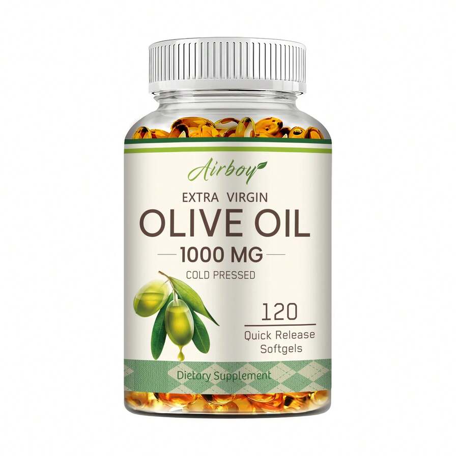 Extra Virgin Olive Oil Capsules - Good For Brain, Heart, Cardiovascular ...