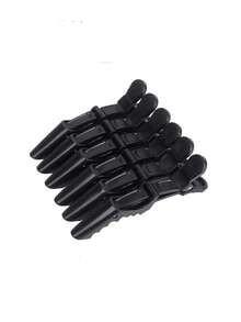 1/6/12Pcs Black&Pink Crocodile Hair Sectioning Clips - Non-Slip Grip ...